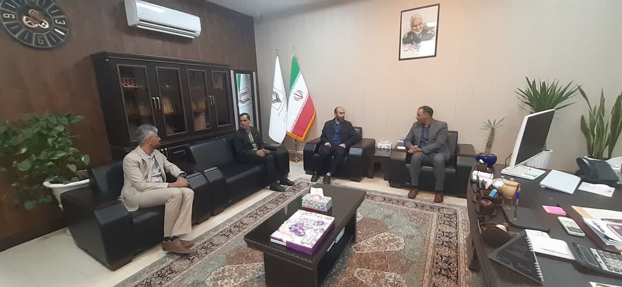 دیدار مدیر عامل موسسه فرهنگی آموزشی امام حسین علیه السلام با مدیر عامل